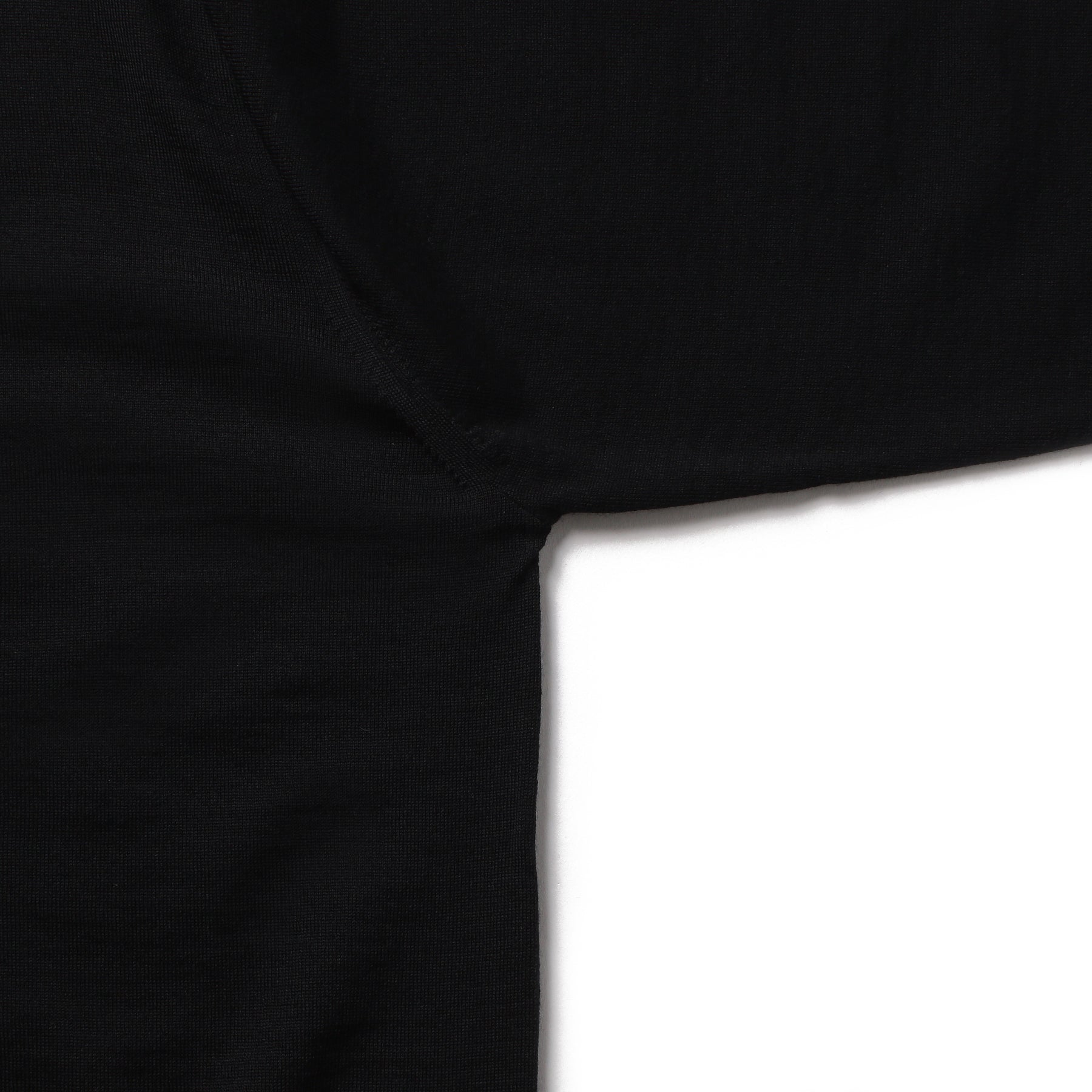 nomiamo（ノミアモ）33ゲージウールモックネックニット ブラック【MASTERPLAN（マスタープラン）】