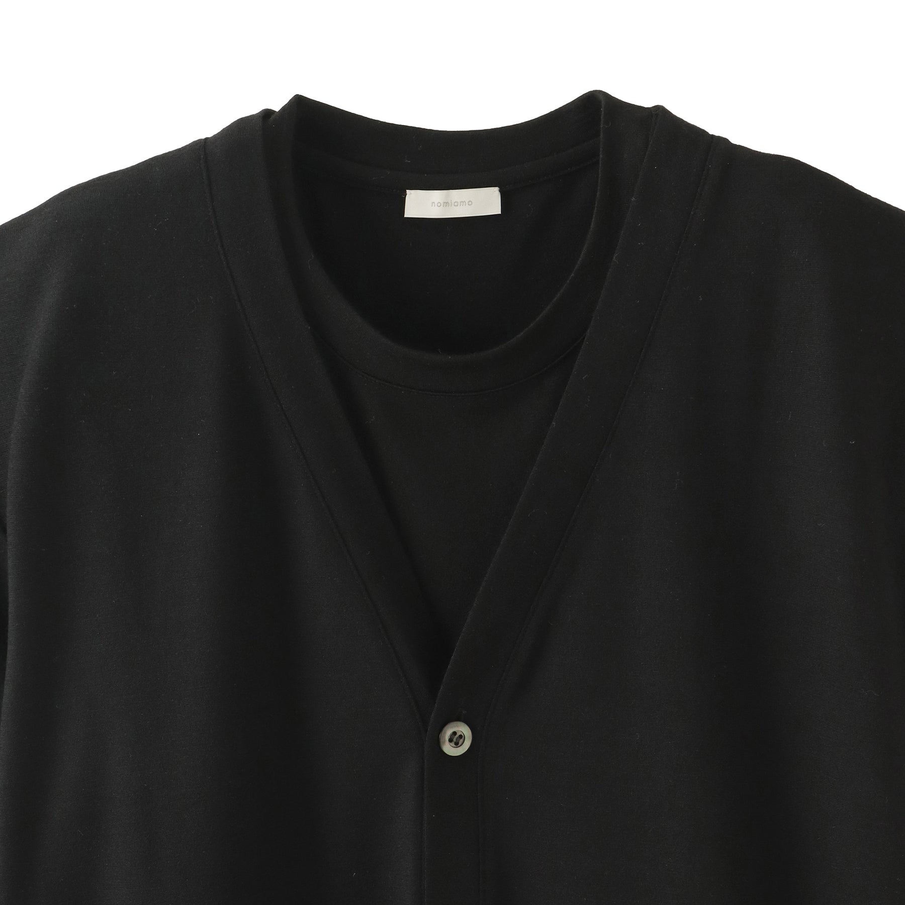 nomiamo（ノミアモ）通年用 ウォッシャブルウール Tシャツ カーディガン アンサンブルセット【MASTERPLAN（マスタープラン）】