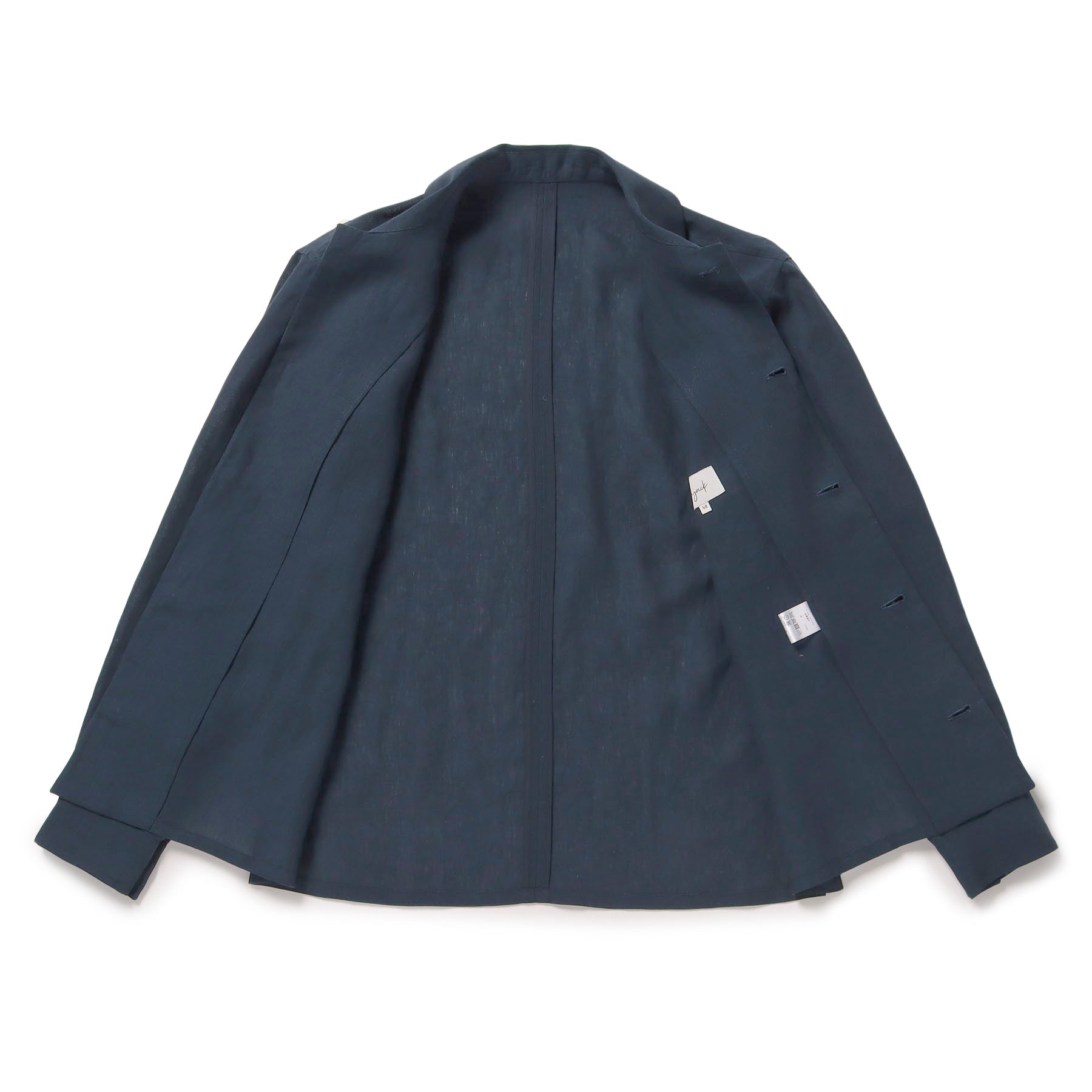 Finjack（フィンジャック）ハードマンズリネン CPOシャツジャケット ネイビー【MASTERPLAN（マスタープラン）】