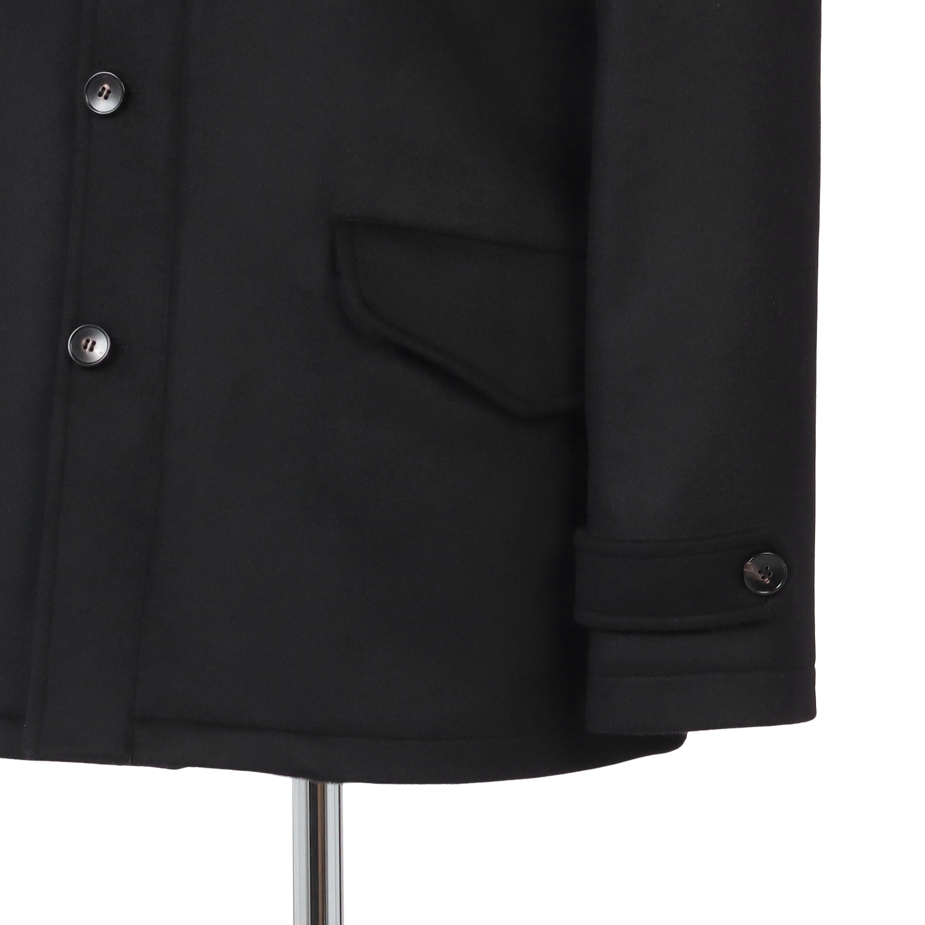 Finjack（フィンジャック）カシミヤM-65フィールドジャケット ブラック【MASTERPLAN（マスタープラン）】