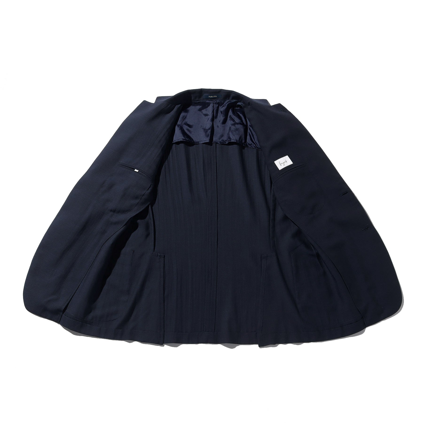 Finjack（フィンジャック）ネイビーウールホップサックジャケット【MASTERPLAN（マスタープラン）】