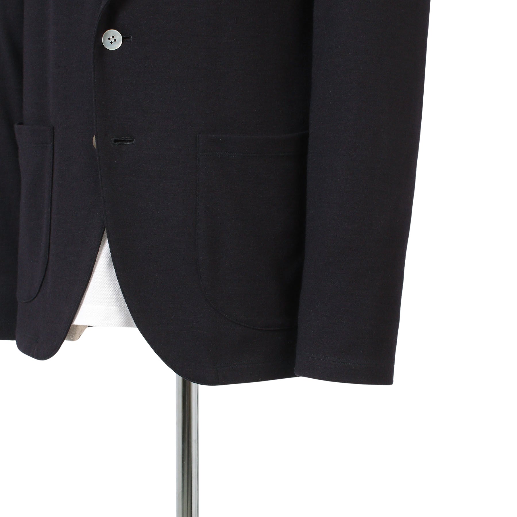 nomiamo（ノミアモ）ミルドウールジャージージャケットネイビー【MASTERPLAN（マスタープラン）】