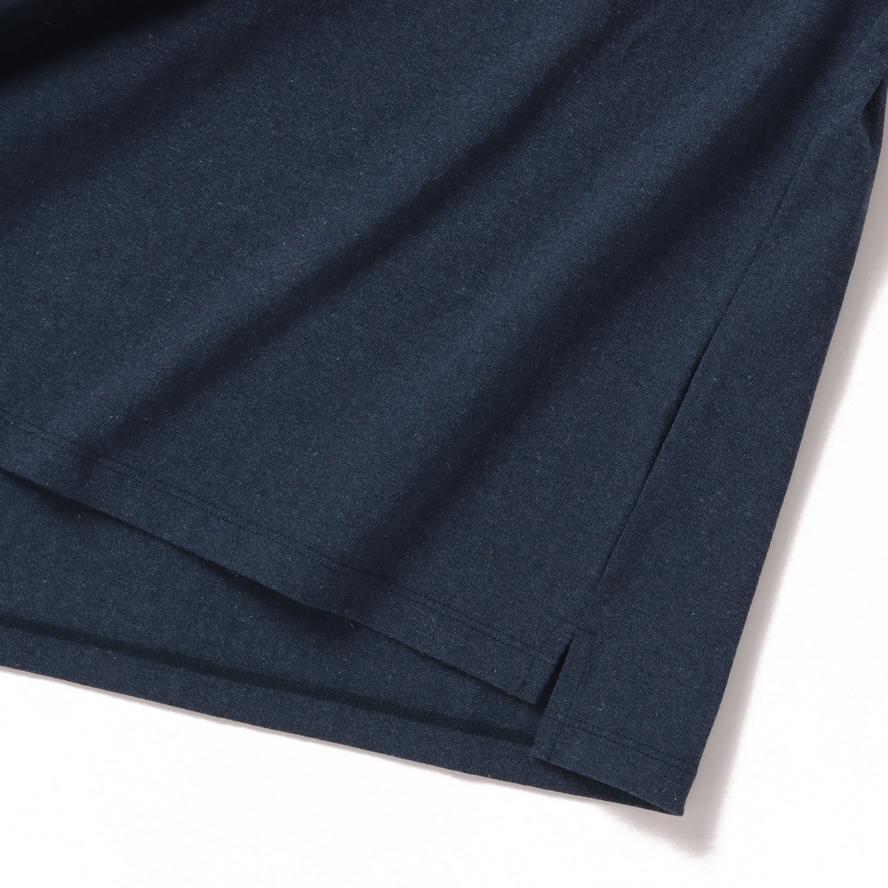 nomiamo（ノミアモ）反毛デニム クルーネック Tシャツ インディゴ【MASTERPLAN（マスタープラン）】