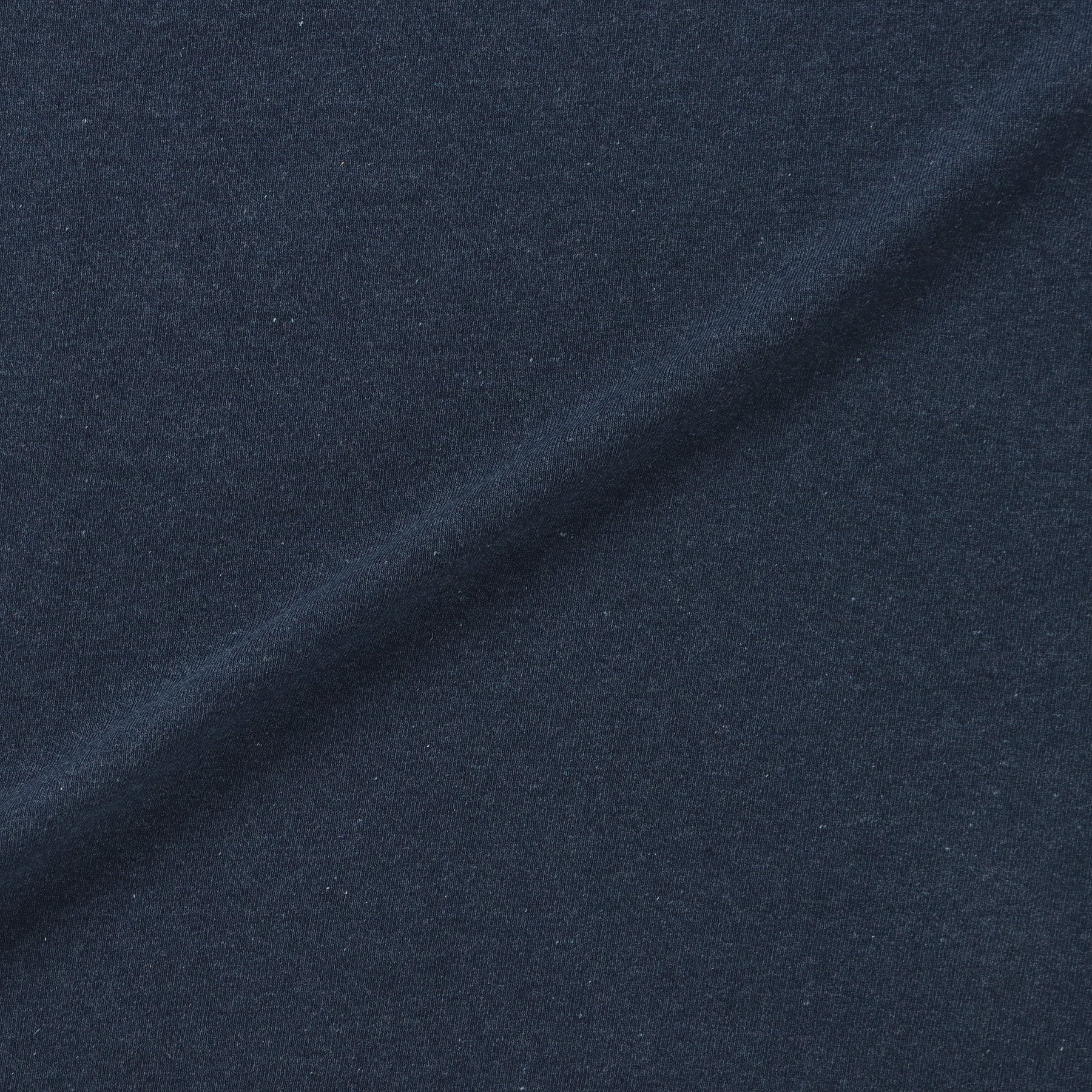 nomiamo（ノミアモ）反毛デニム クルーネック Tシャツ インディゴ【MASTERPLAN（マスタープラン）】