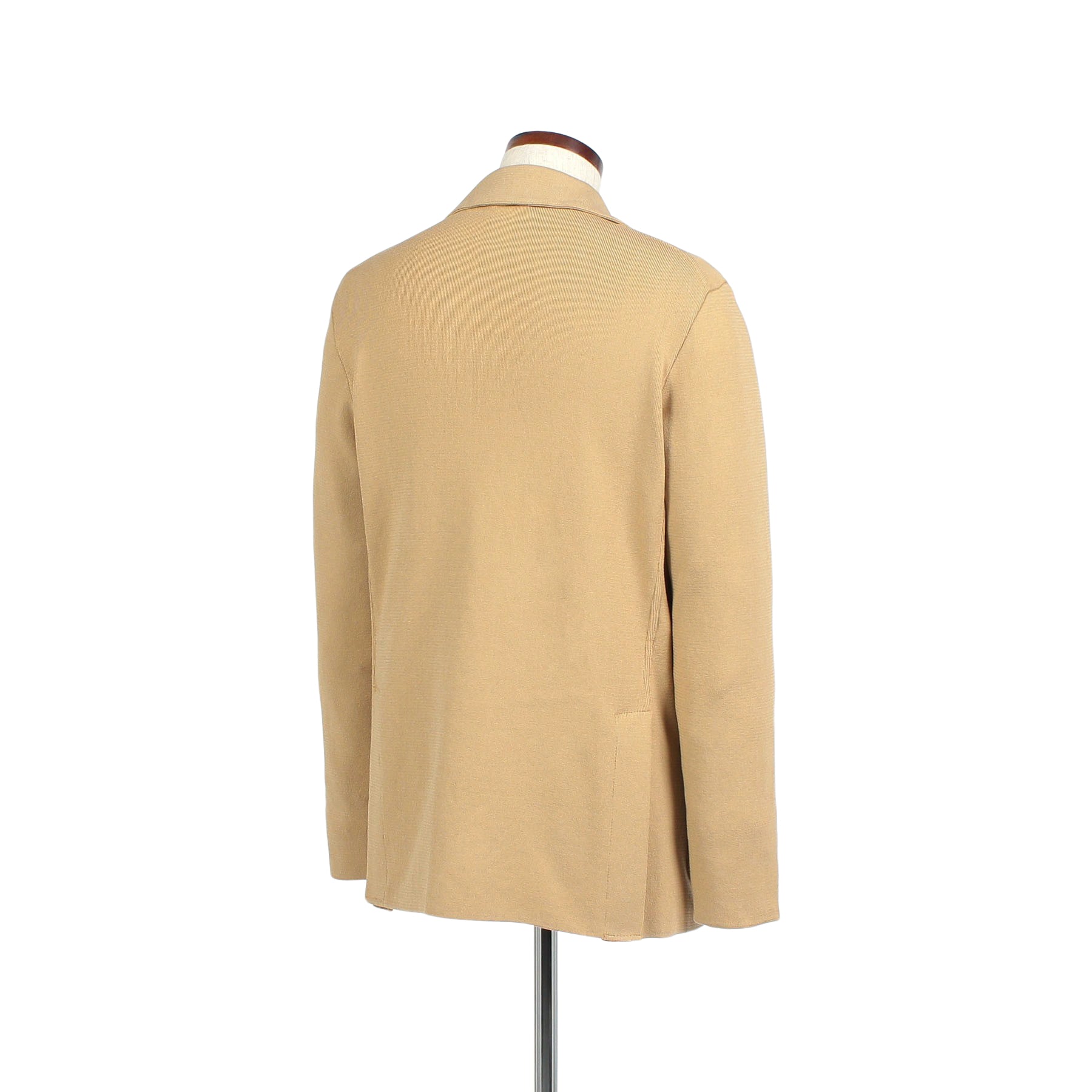 Finjack（フィンジャック）コットンストレッチ ニットテーラードジャケット ベージュ【MASTERPLAN（マスタープラン）】