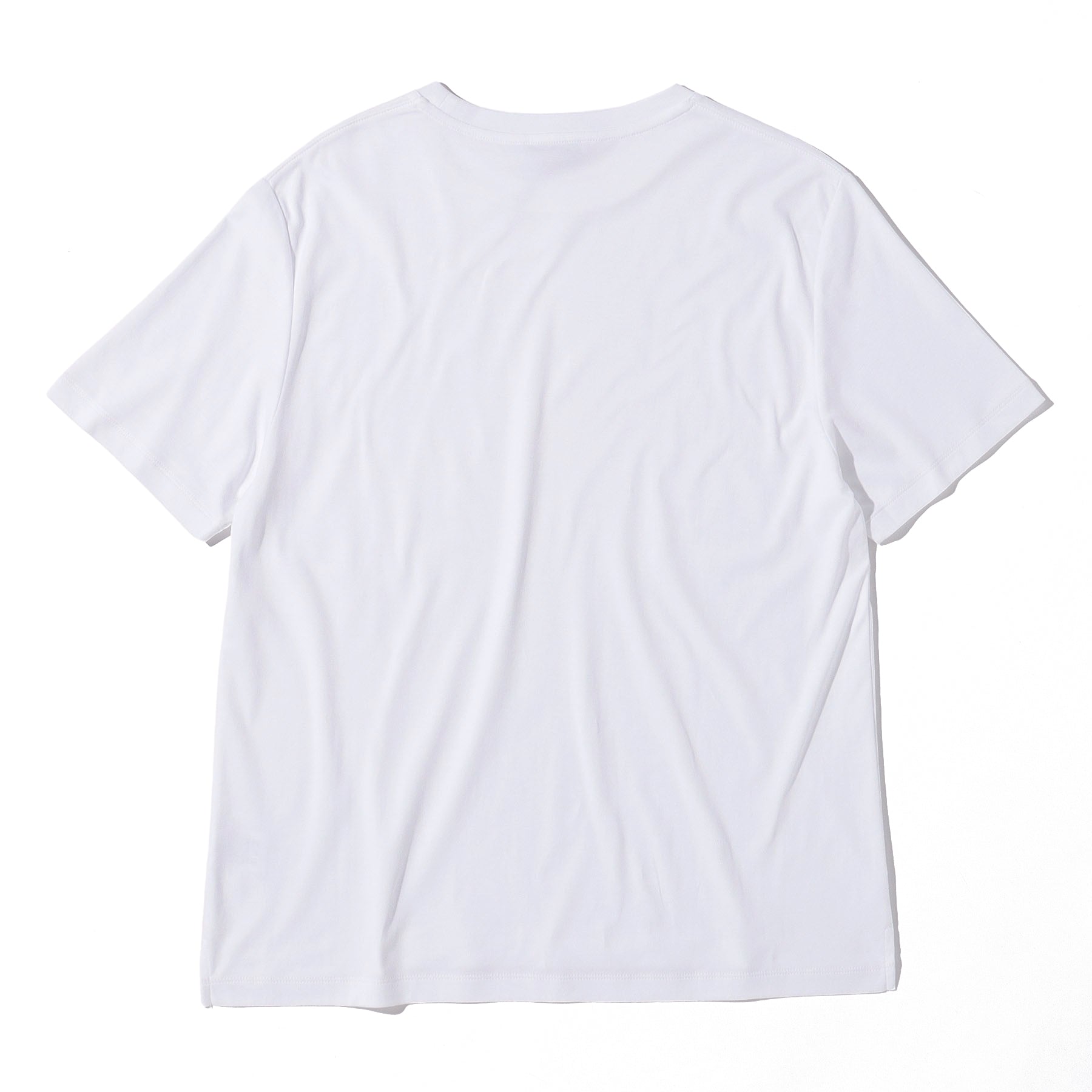 nomiamo（ノミアモ）スーピマコットンクルーネックTシャツ ホワイト【MASTERPLAN（マスタープラン）】