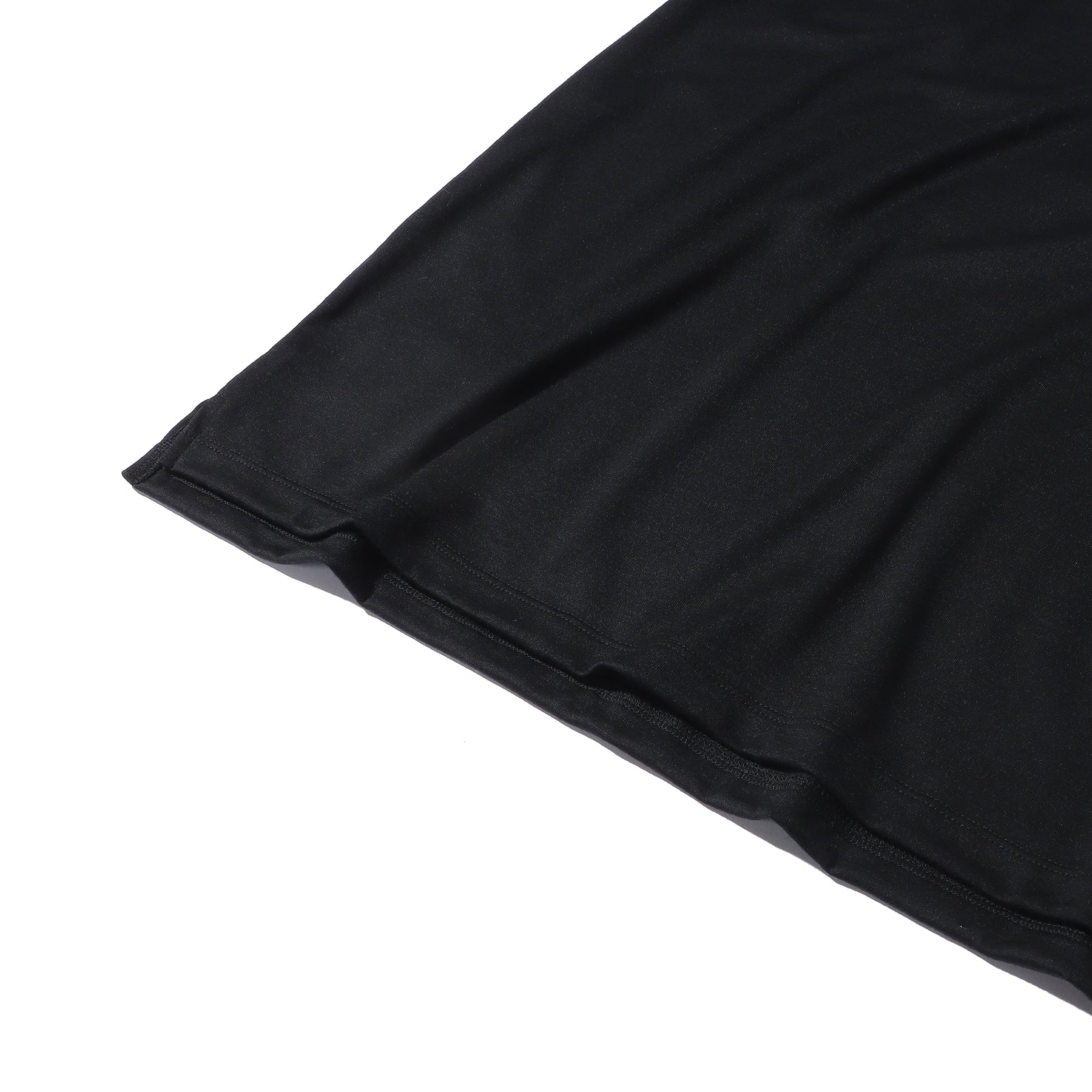 nomiamo（ノミアモ）ウォッシャブルウールクルーネックTシャツ ブラック【MASTERPLAN（マスタープラン）】